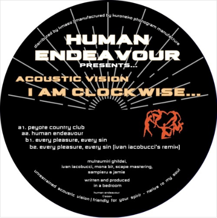 Acoustic Vision - I am Clockwise (HEND001) – Elevate Berlin