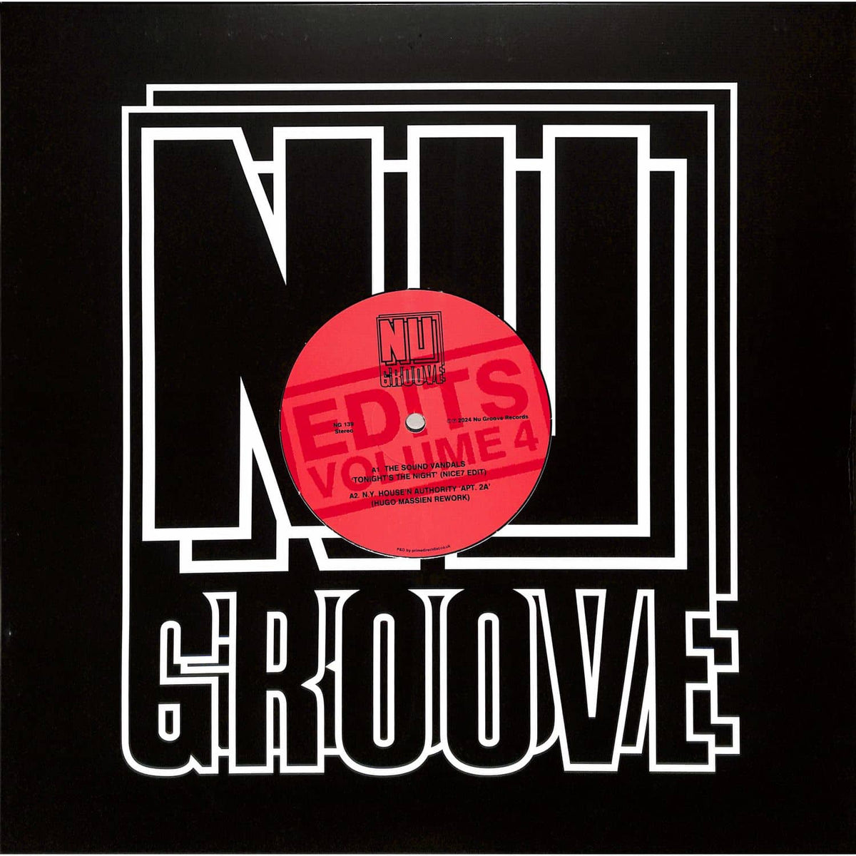 Various Artists - NU GROOVE EDITS, VOL. 4 (NG139) – Elevate Berlin
